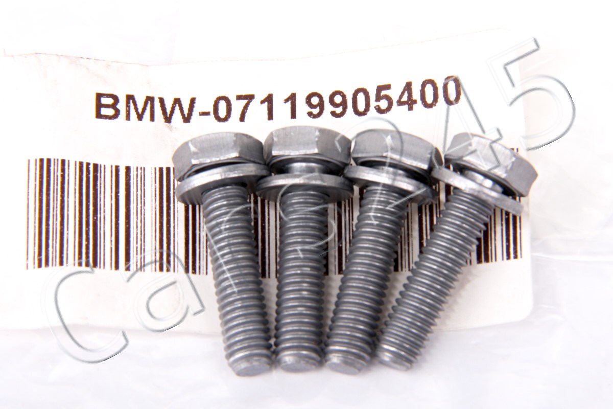 Genuine Hex Head Bolt M6X25 mm 4 pcs Fits BMW E30 Z3 E36 E39 E46 E70 | eBay