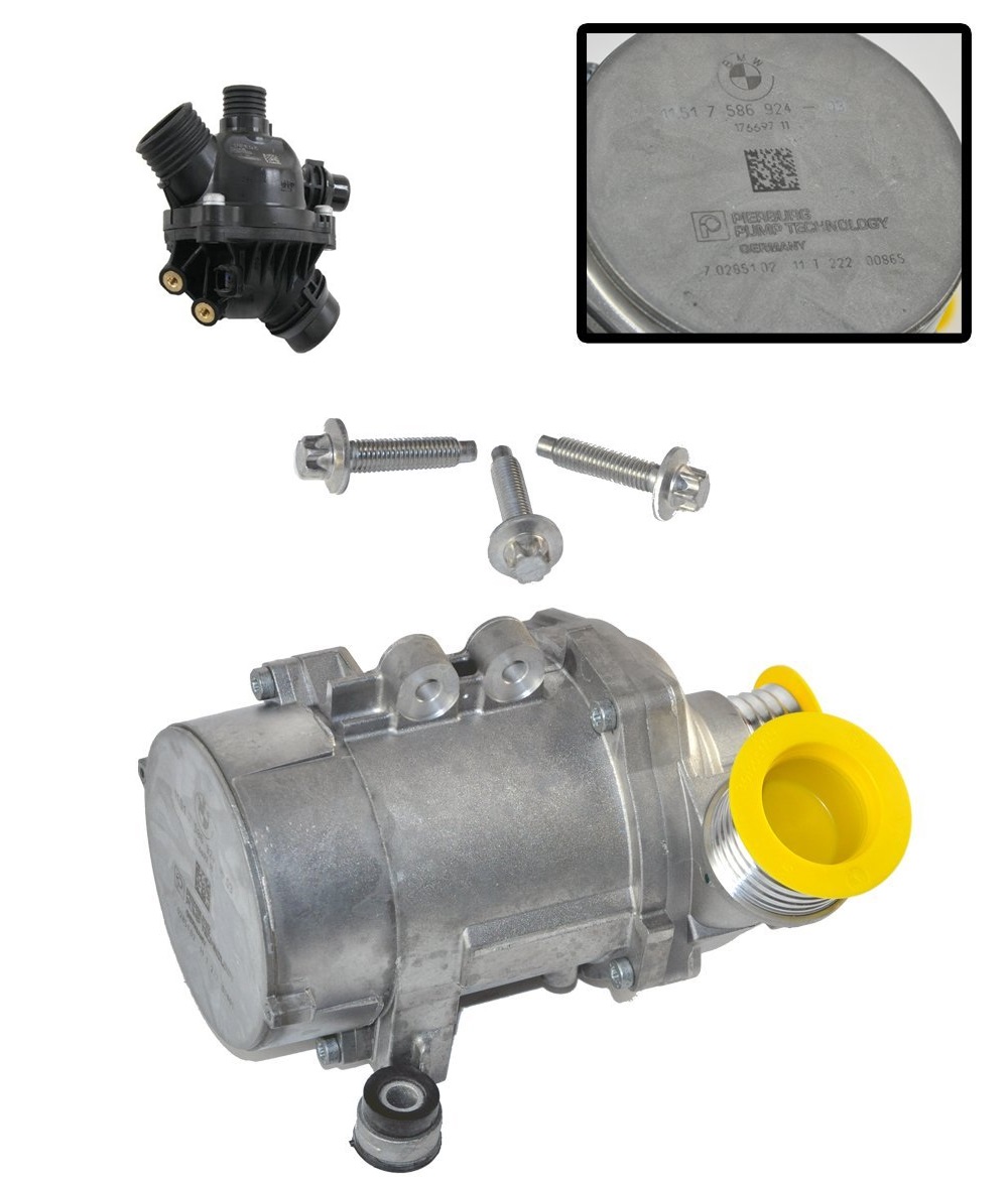 Genuine BMW 3 5 7 Series X1 X3 X5 X6 Z4 Thermostat Water Pump With 4 ...