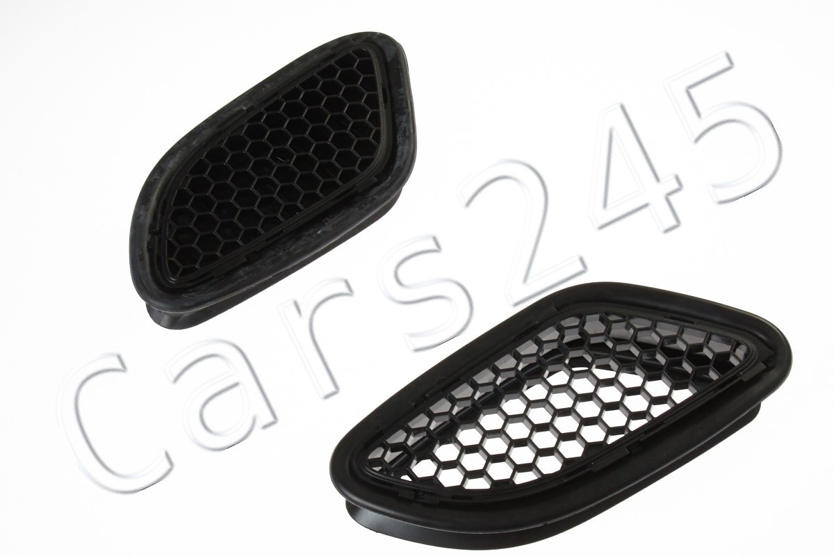 Genuine BMW E90 Hood Grills LEFT+RIGHT with Covers and Seals OEM ...