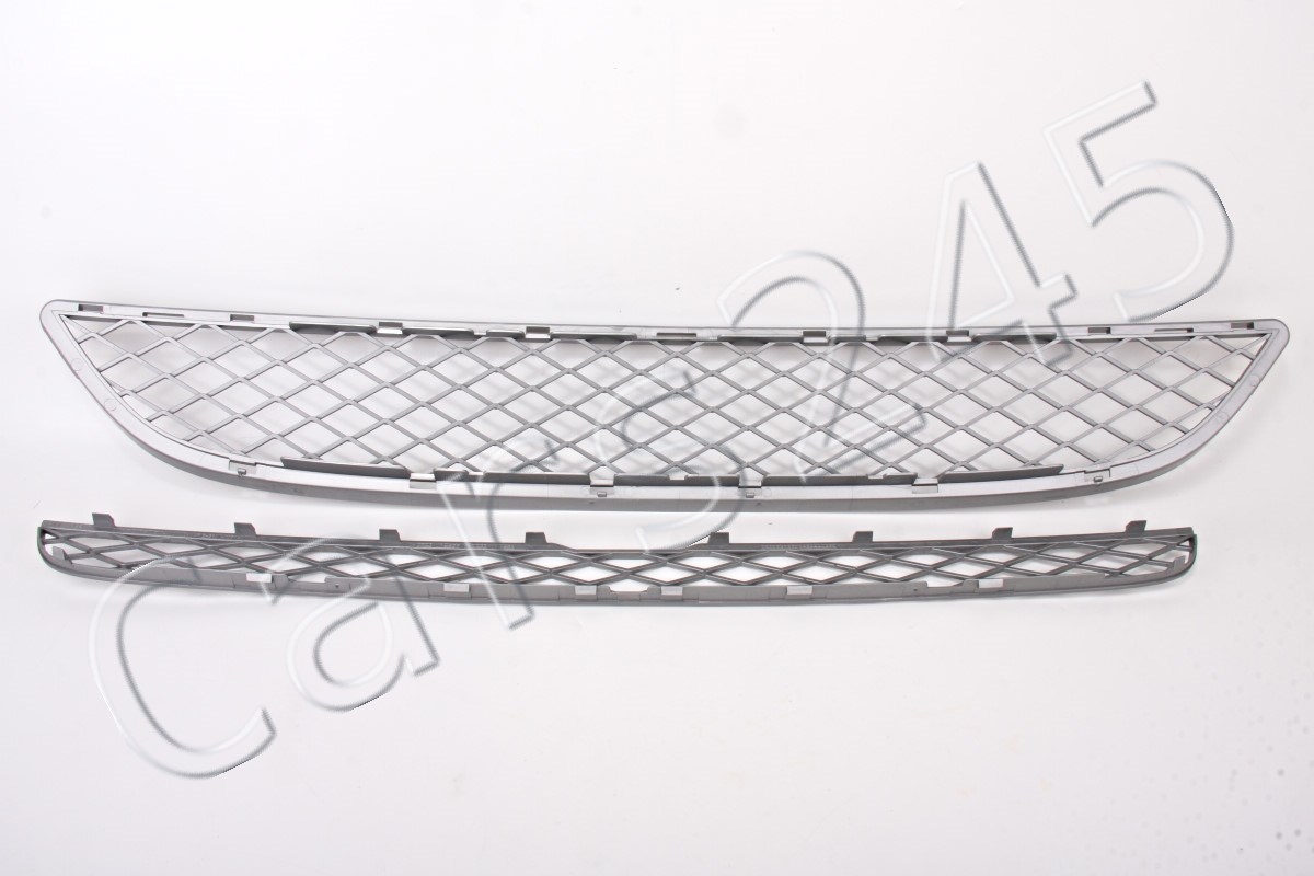 Genuine Front Bumper Lower + Upper Center Aluminum Grills Fits BMW X6 ...