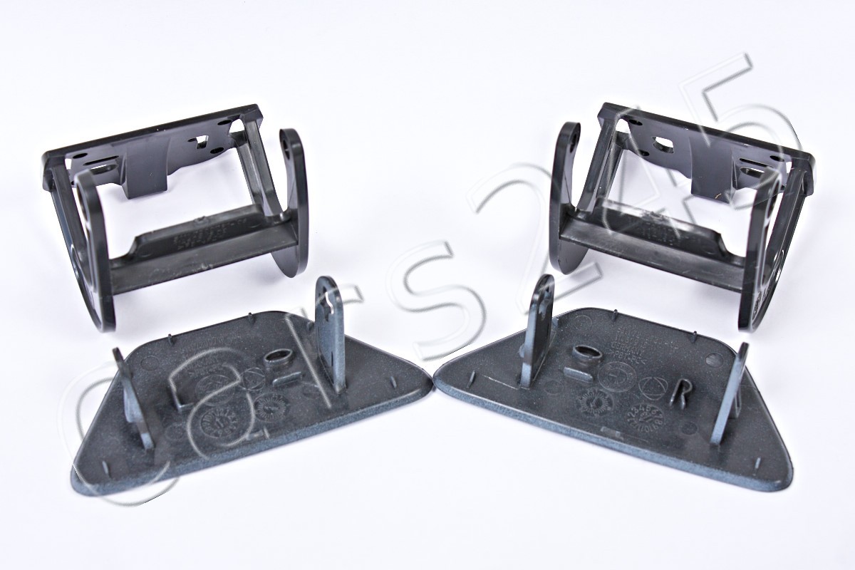 Genuine Headlight Washer Primed Caps Covers + Levers BMW 5 F10 F11 F18 ...
