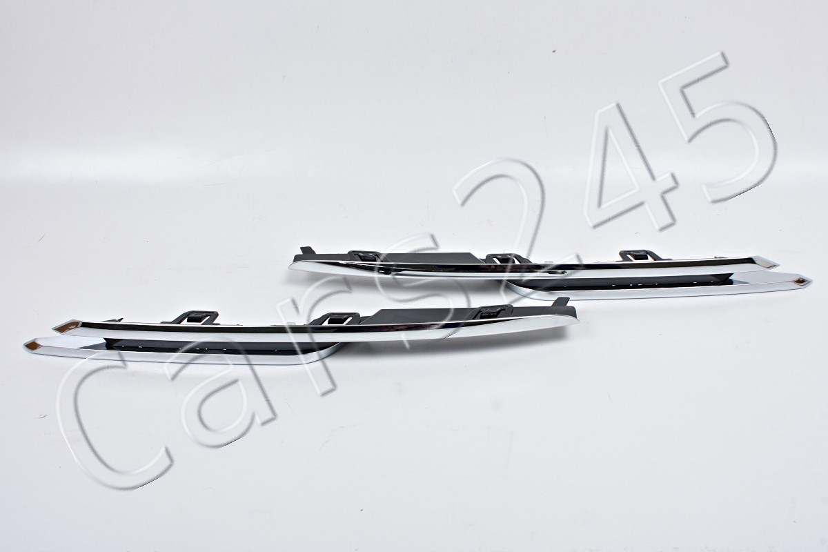 Original chrom Leiste für Nebellicht Grill PAAR für BMW 3er F30 F31 11 ...