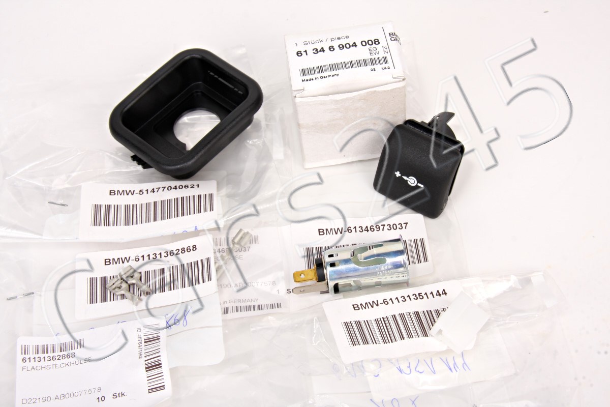 Genuine BMW Additional Lighter 12v Socket Straight Mount Set | eBay