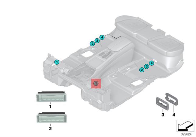 Genuine LED for interior lamp BMW MINI BMW I ROLLS-ROYCE ZINORO ...