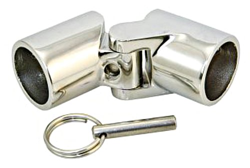 Tube Hinge Stainless Steel Mirror Polished with Ball Lock Pin 22mm ...