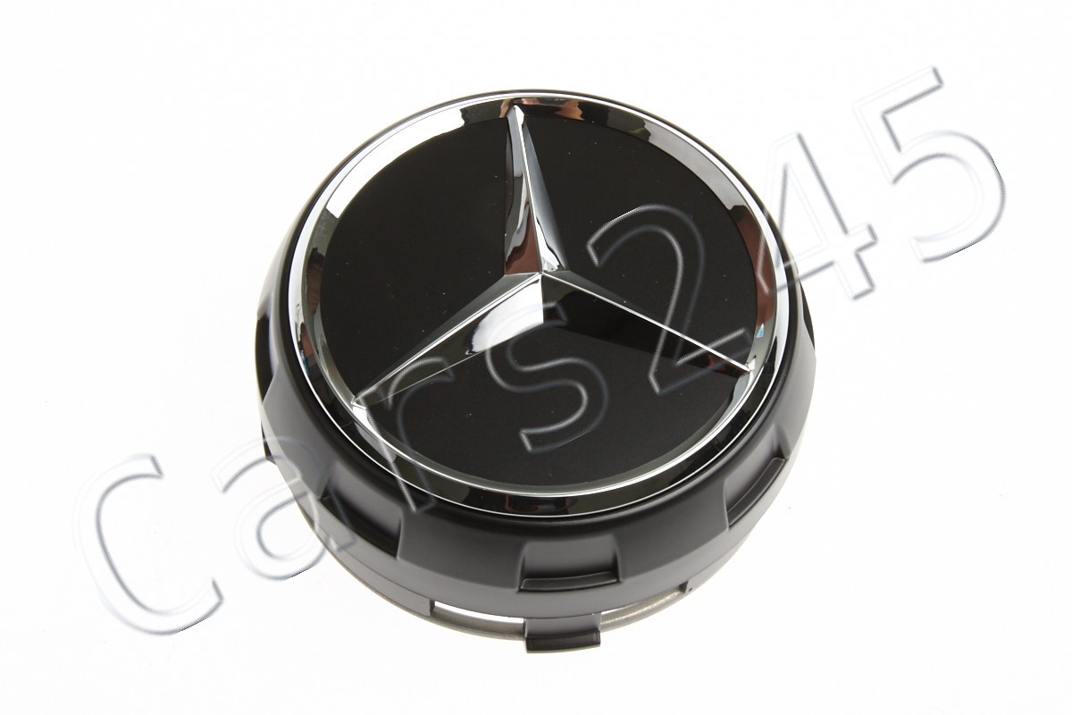 Genuine Mercedes AMG 75mm Black Surround Wheel Center Cap 1 pcs ...