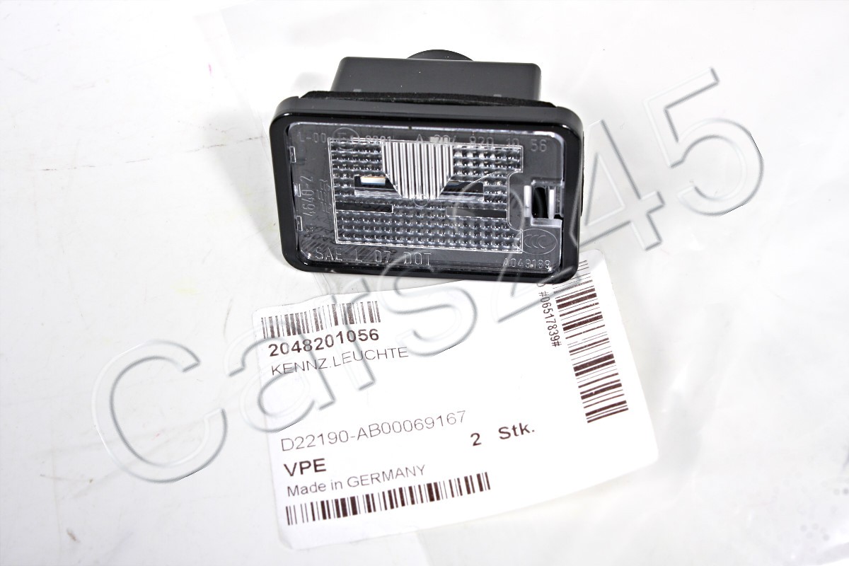 Original Kennzeichenbeleuchtung MERCEDES GLK-Klasse X204 GLK350 2010 ...