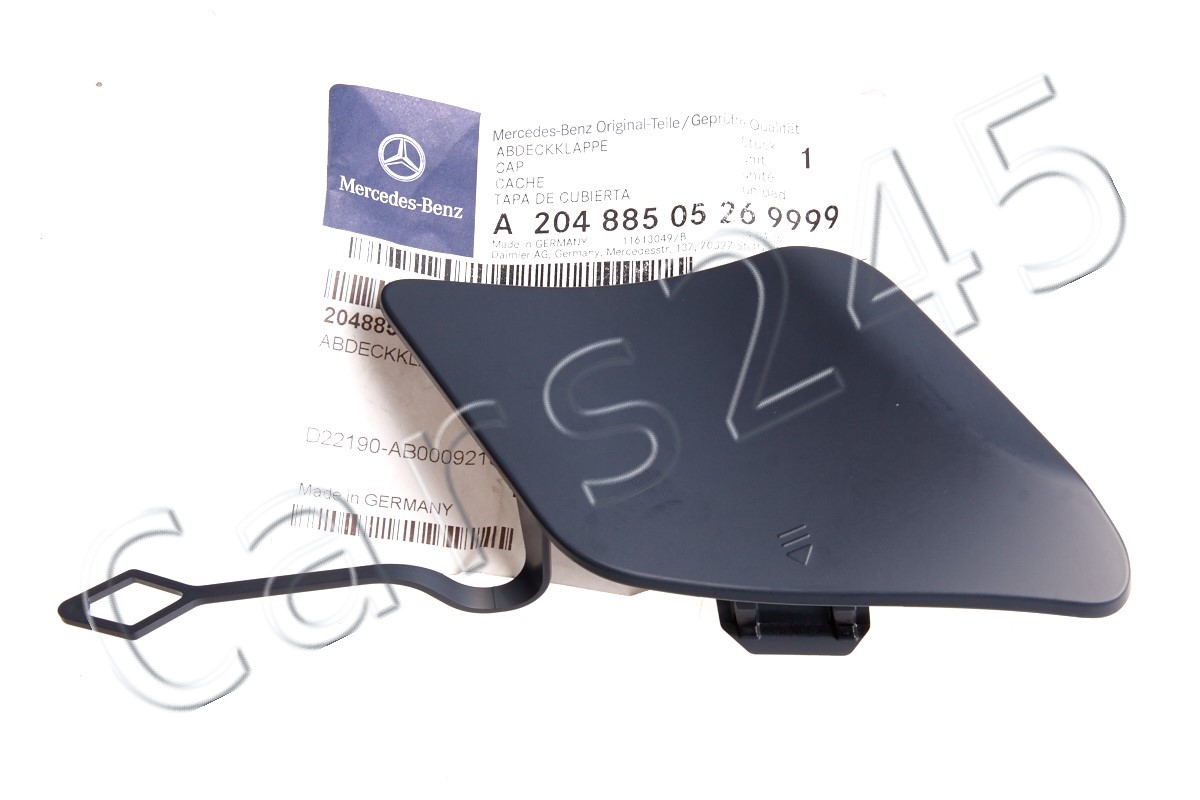 Genuine Front Tow Hook Primed Cover MERCEDES C Class W204 AMG 11-14 ...