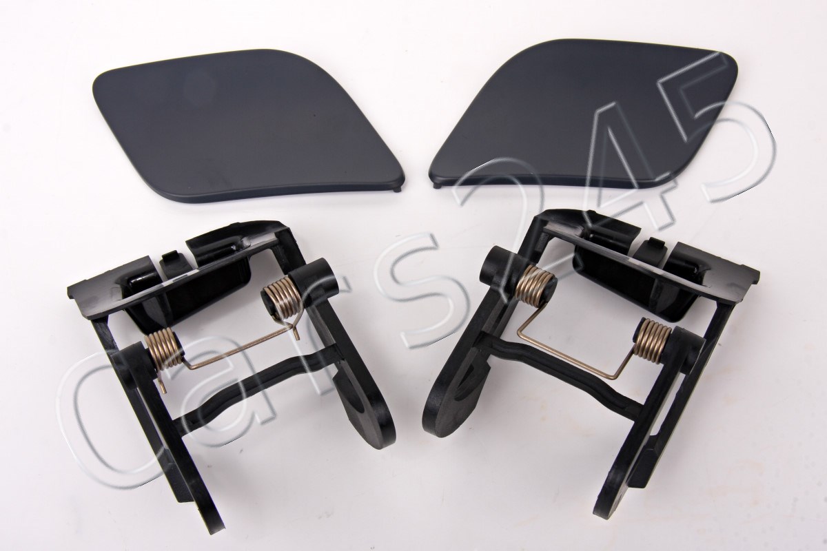 Genuine Headlight Washer Primed Cap Cover Pair Fits Mercedes CLS W219 ...