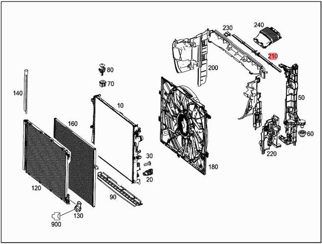 Genuine Air Duct MERCEDES W222 V222 X222 A217 C217 2225052730 | eBay