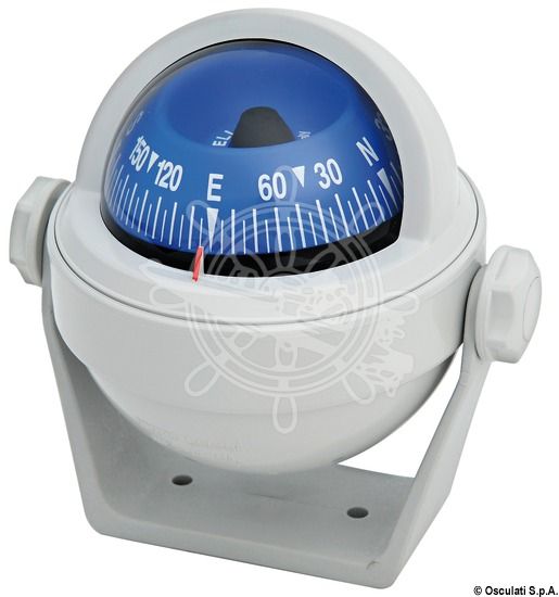 Sell RIVIERA Stella Boat Marine Compass 2" 1/2 Grey/Blue Bracket Mount ...