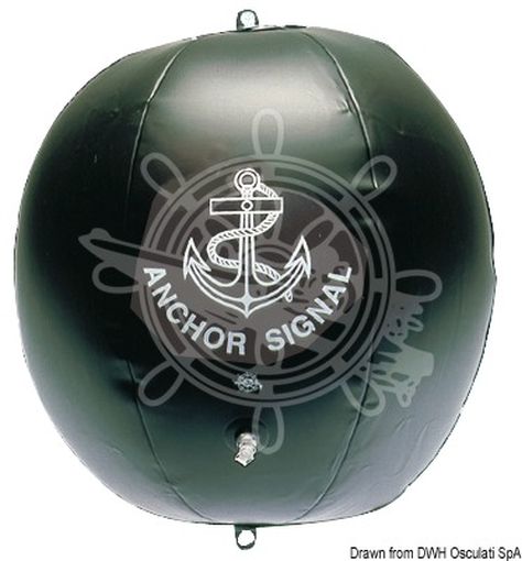 Buy Osculati Black Inflatable Ball Safety Anchor 400mm in Riga, Latvia ...