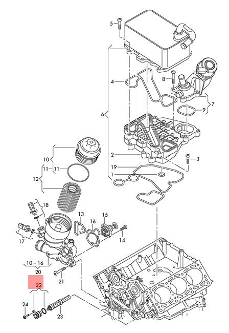 Genuine Cover AUDI VW Audi A4 allroad quattro Avant S4 059115185C | eBay