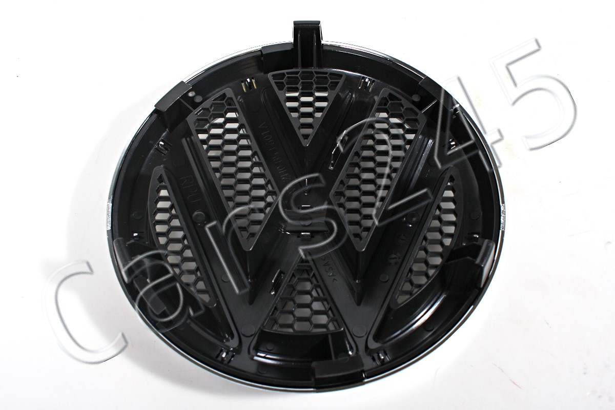 Genuine Front Bumper Grill Chrome Black Emblem Badge Logo VW Amarok | eBay
