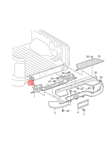 Genuine Striker Plate VW Amarok 2H5807628C9B9 | eBay