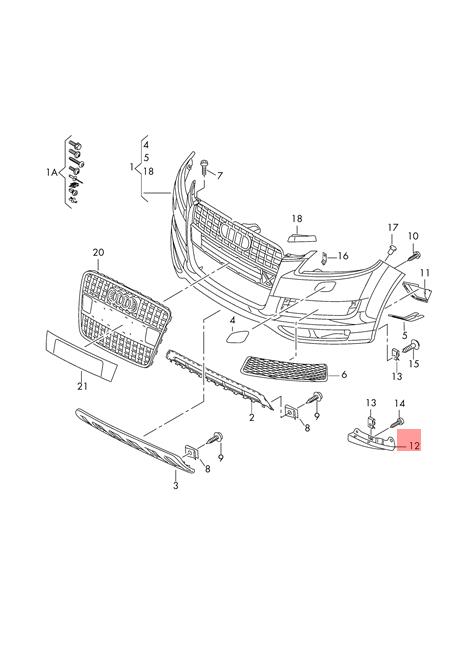Genuine Spoiler left AUDI Q7 4LB 4L0807513E | eBay
