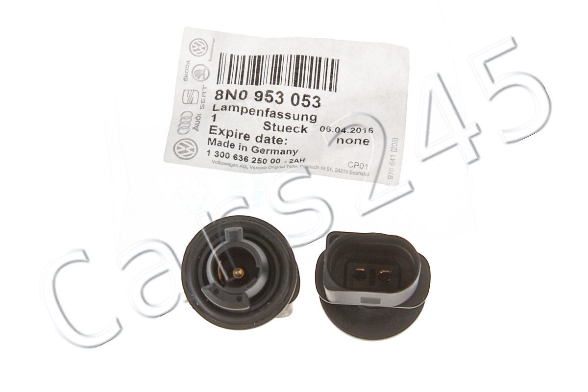 Genuine VW Audi H21W Turn Signal Bulb Sockets 2 pcs w/o Bulbs 8N0953053 ...