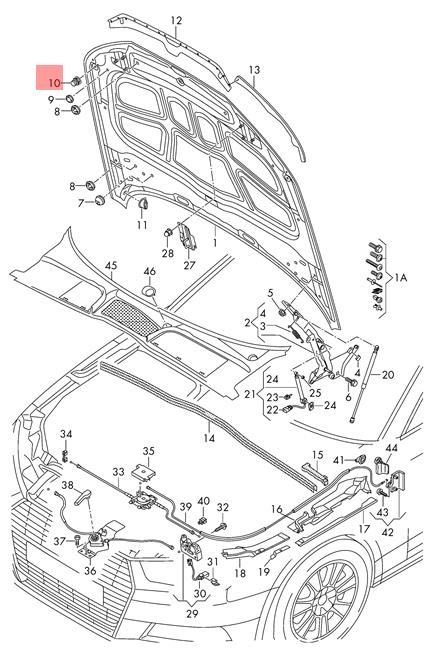 Genuine Stop buffer left = right left=right AUDI 8T0823433B | eBay