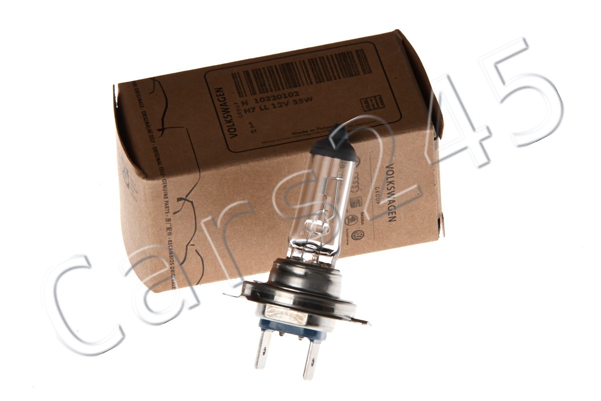 Genuine VW Audi Skoda Seat Longlife Single Lamp Halogen H7 Bulb | eBay