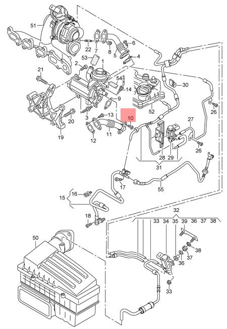 Genuine VW AUDI Socket Head Bolt W. Hexagon Combination x10 pcs ...