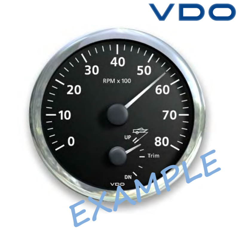 Auto Parts & Accessories VDO Viewline Tachometer Marine Boat Gauge ...